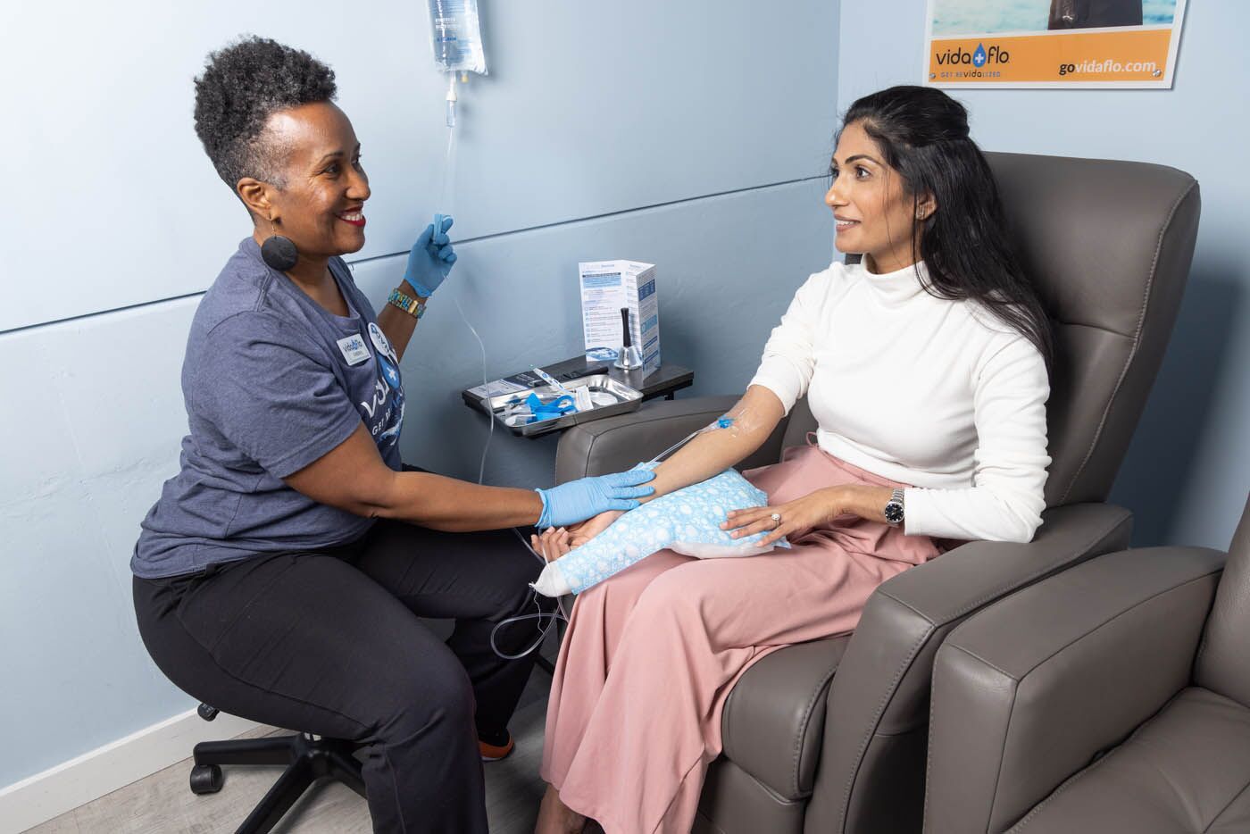 Fluids via IV Infusion Therapy. Vida-Flo